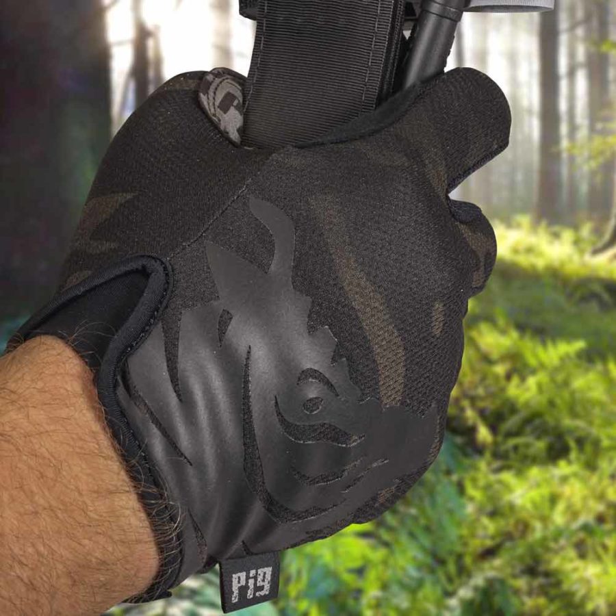 PIG Delta FDT Gloves - MultiCam Black • Chase Tactical