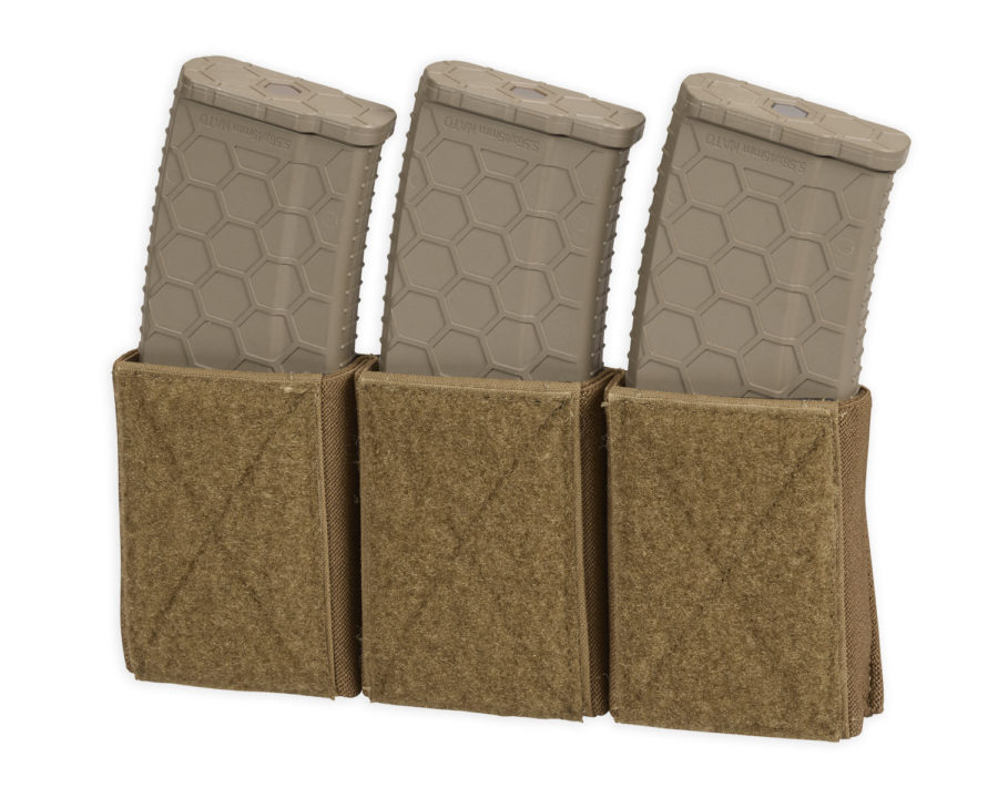 Jumpable Triple 5.56 Mag Pouch Hook and Loop • Chase Tactical