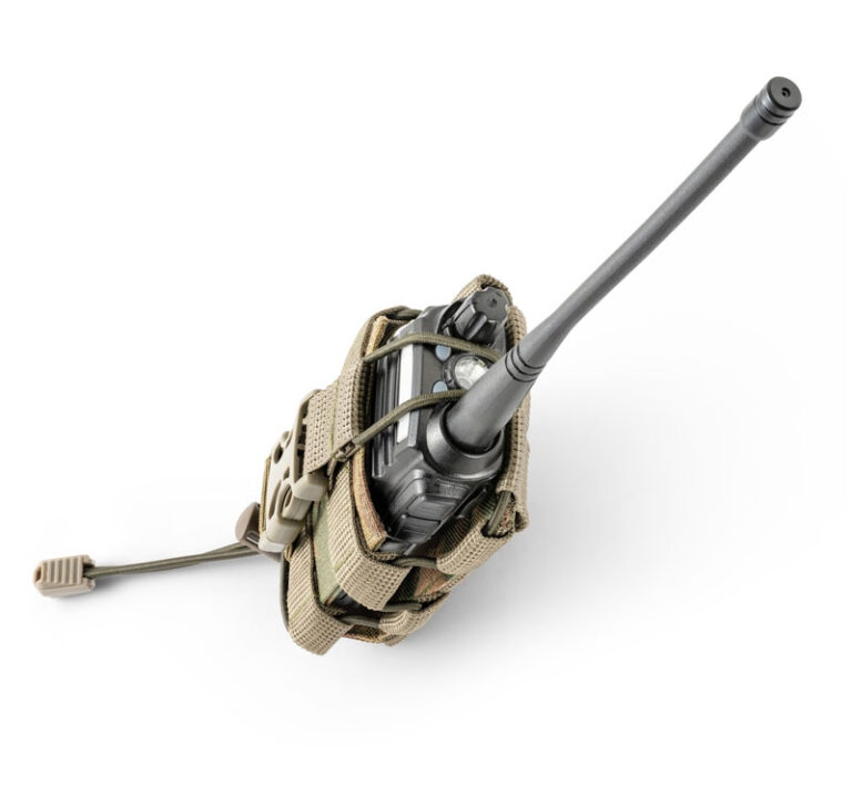 Compact and Durable Molle Radio Pouch for Tactical Use