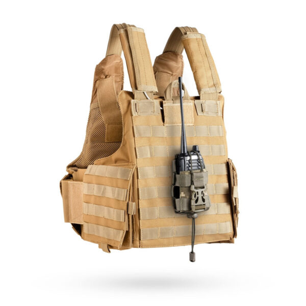Compact and Durable Molle Radio Pouch for Tactical Use