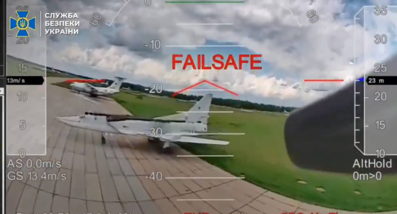 Footage from Operation 'SpiderWeb' Shows Ukrainian Drones Striking ...